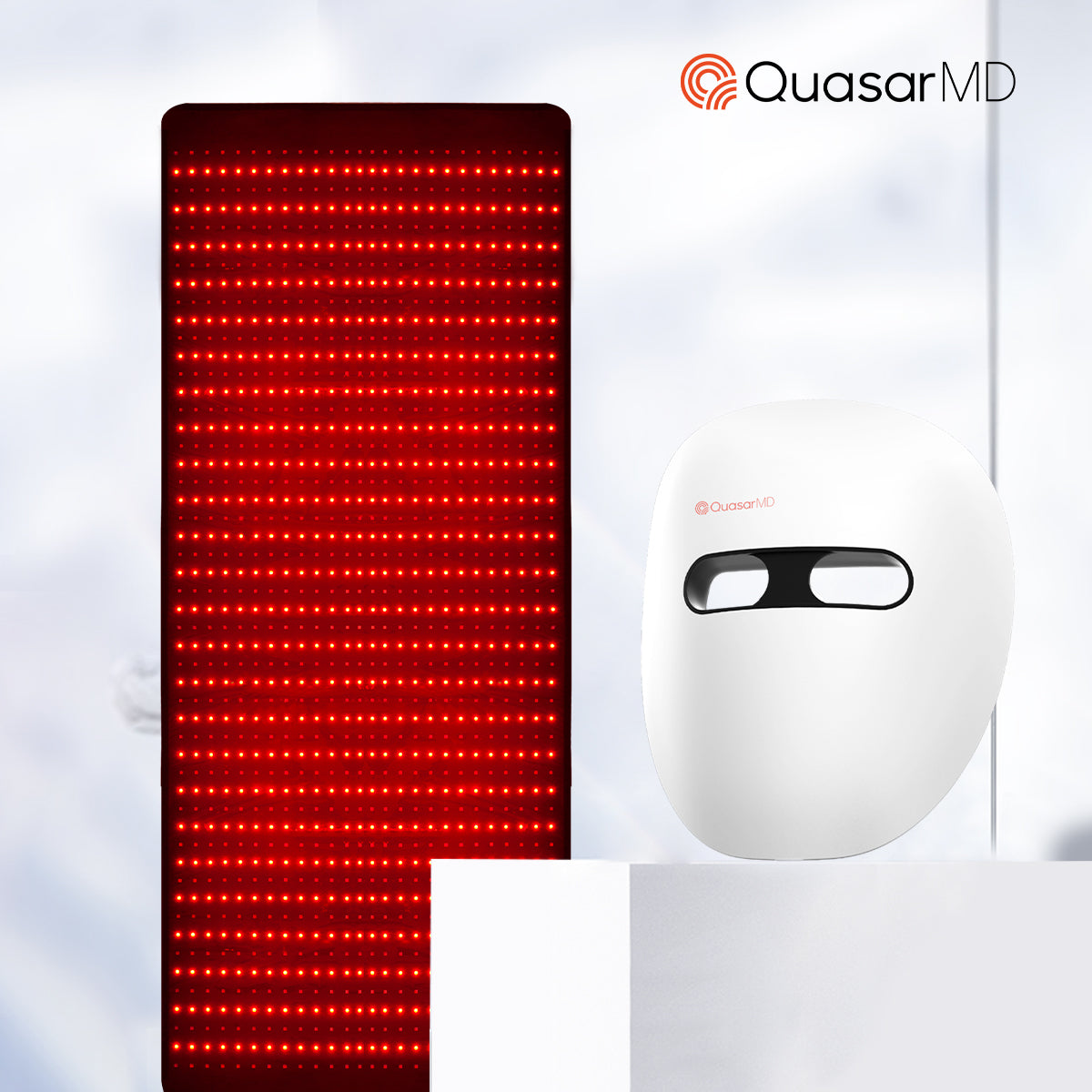QuasarMD 3D Light Therapy Mask Bundle（Single-Panel Design）